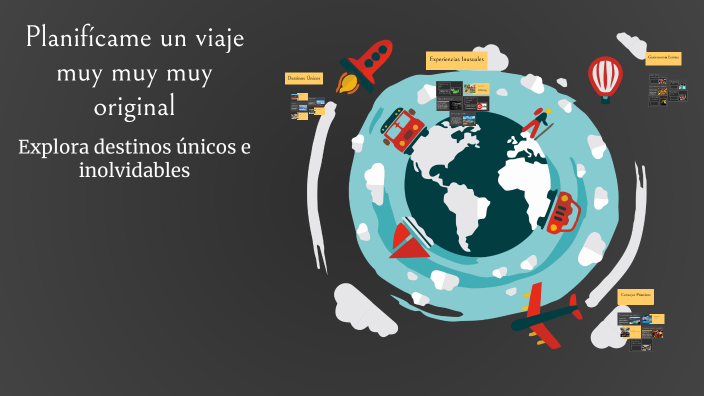 Planifícame un viaje muy muy muy original by Gerard Botines Civis on Prezi