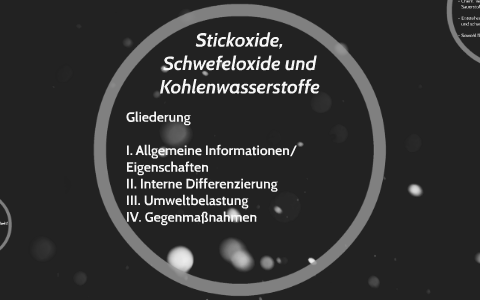Stickoxide, Schwefeloxide & Kohlenwasserstoffe by Oliver Schmidt on Prezi