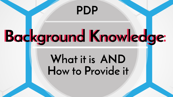 PDP- background Knowledge/Comp. Input by christine pearsall on Prezi