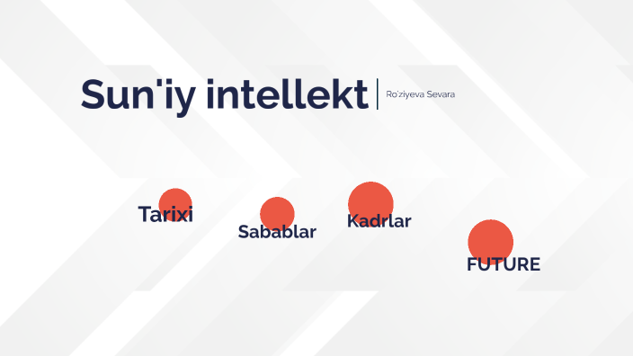 Sun'iy intellekt by Sevara Roziyeva on Prezi