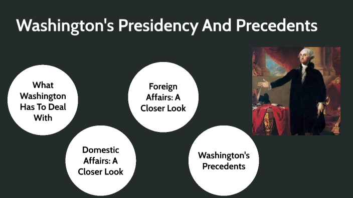 Washington's Presidency and Precedents by Loren Fiscus on Prezi