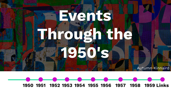 1950's Timeline by Autumn Kinnaird on Prezi
