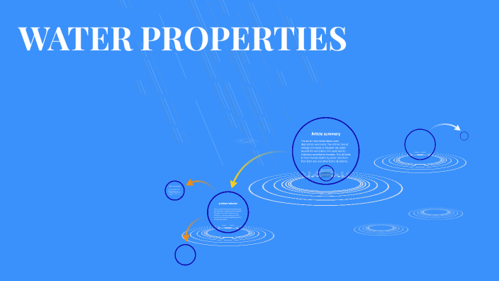 Water Properties project by Jayden Trabal on Prezi
