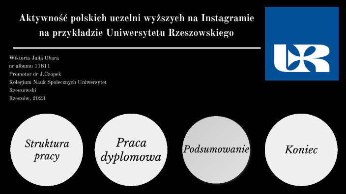 Prezentacja Pracy Dyplomowej by Wiktoria Obara on Prezi