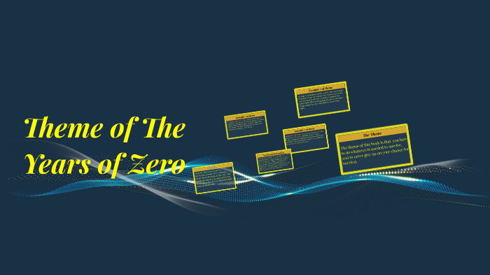 Theme of The Years of Zero by JONATHAN PICANCO on Prezi