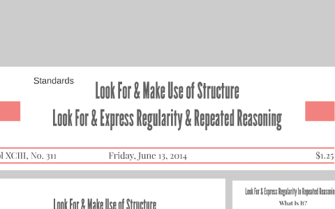 Look For & Make Use of Structure by Michelle Young on Prezi