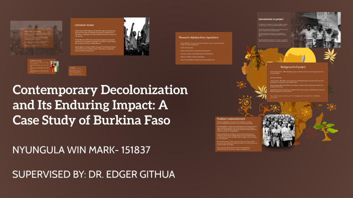 Contemporary Decolonization and Its Enduring Impact: A Case Study of ...