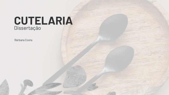 Análise de Preferências de Design de Cutelaria by Bárbara Costa on Prezi