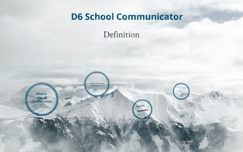 D6 School Communicator by Gawie Theron on Prezi