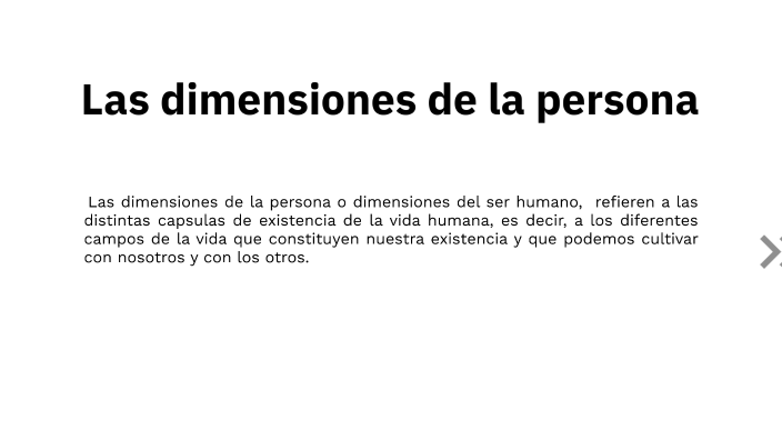 Las dimensiones de la persona by Adri Mtz Tellez on Prezi