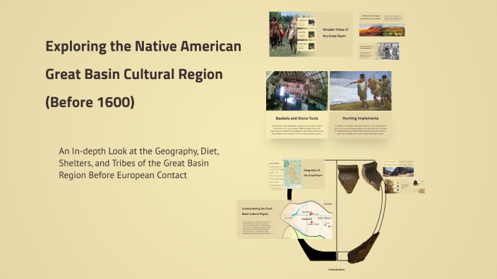 Exploring the Native American Great Basin Cultural Region (Before 1600 ...