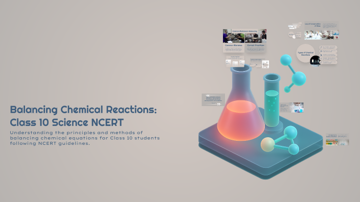 Balancing Chemical Reactions: Class 10 Science NCERT by Shweta Sharma ...