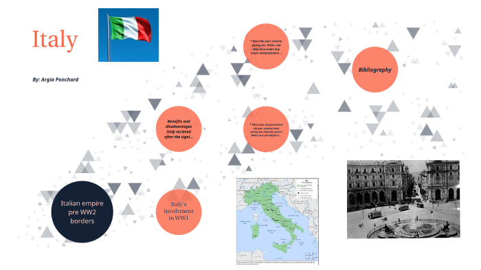 Italy before WW1 by Argia Ponchard on Prezi