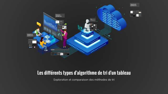 Les différents types d'algorithme de tri d'un tableau by Aure SOGAN on ...