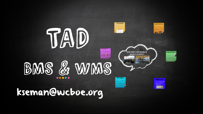 TAD at BMS & WMS by Katy Seman on Prezi
