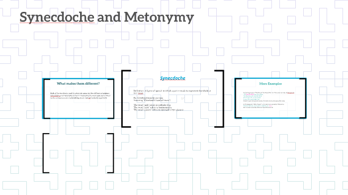 Synecdoche and Metonymy by Piz Zonic on Prezi