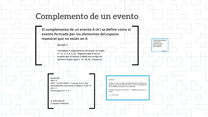 Complemento de un evento by Tatiana Montenegro on Prezi