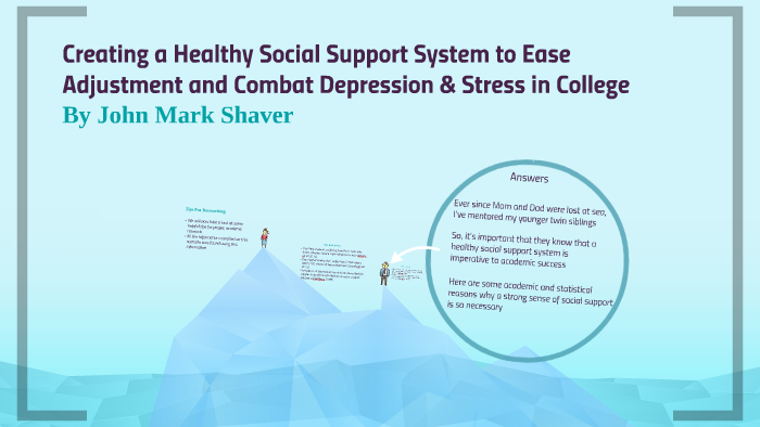 Creating a Healthy Social Support System to Ease Adjustment by John ...