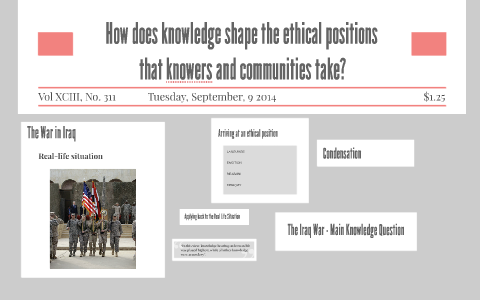 How does knowledge shape the ethical positions that knowers by Natalia ...