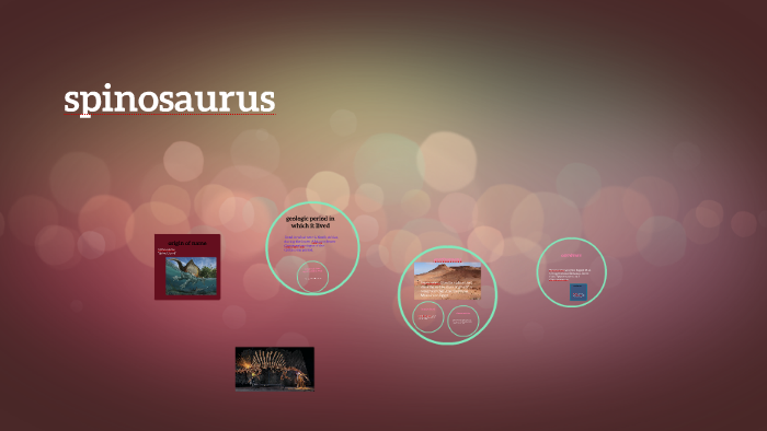 spinosaurus by dina roy on Prezi