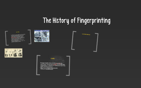 The History of Fingerprinting by Devan Lace on Prezi