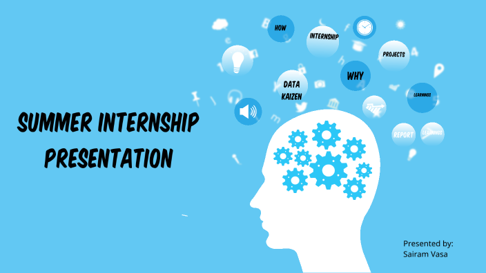 Summer Internship Presentation by Sairam Vasa on Prezi