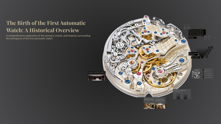 The Birth of the First Automatic Watch: A Historical Overview by Brian ...