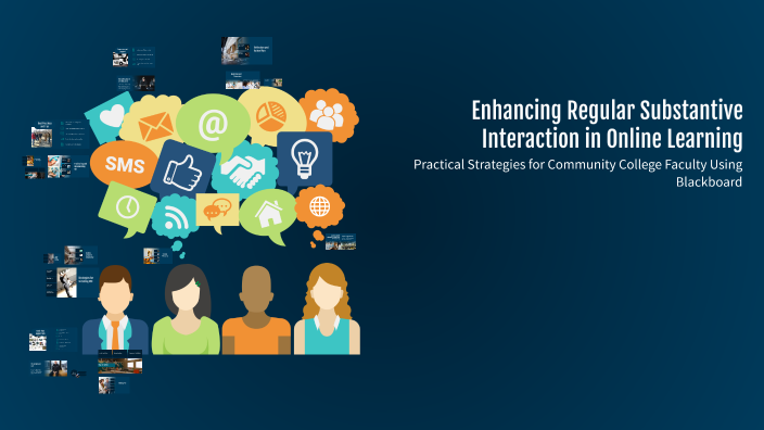 Enhancing Regular Substantive Interaction in Online Learning by Peach Unicorn on Prezi