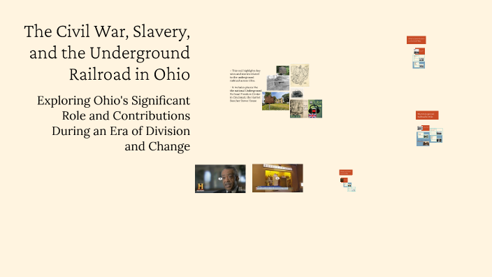 The Civil War, Slavery, and the Underground Railroad in Ohio by Taylor ...