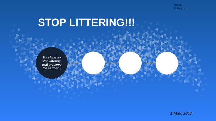 LITTERING by justus gilbertson on Prezi