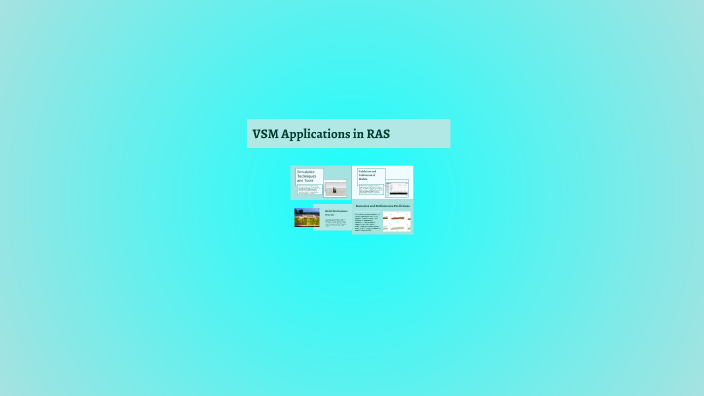 VIRTUAL SIMULATION MODELING (VSM) IN RECIRCULATING AQUACULTURE SYSTEMS ...