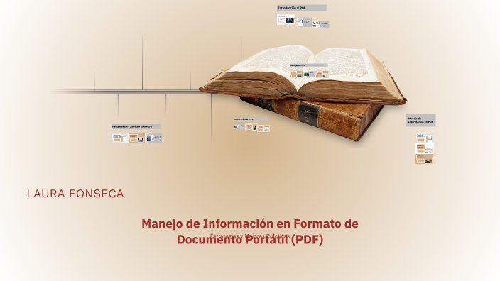 Manejo de Información en Formato de Documento Portátil (PDF) by Laura Yasmin Fonseca Izquierdo ...