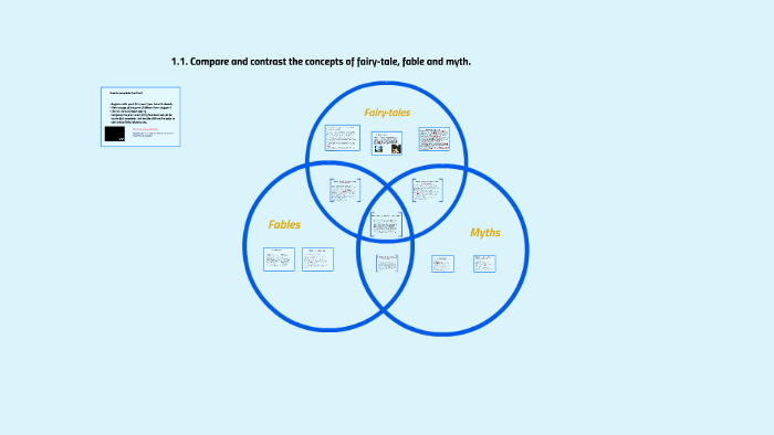 Fairy tale, Myth and Fable by samantha gamble on Prezi