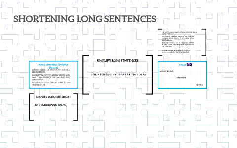 SHORTENING LONG SENTENCES by Enrique Santos on Prezi