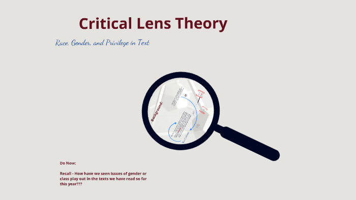 Critical Lens Theory - Sophomores by joey braccino on Prezi