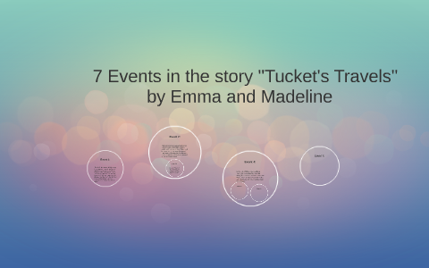 7 Events in the story ''Tucket's Travels'' by Madeline Parker on Prezi