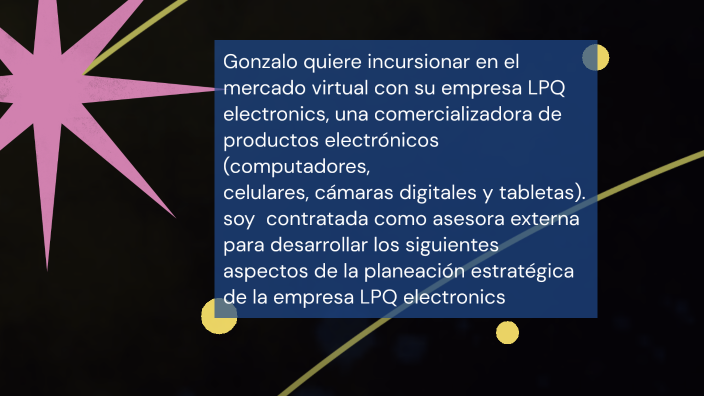 Presentación “Caso LPQ electronics” by Esther Carreño on Prezi