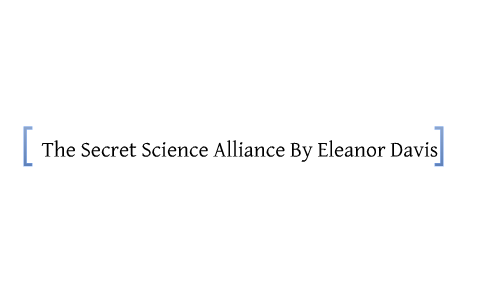 The secret science alliance by alex pagan