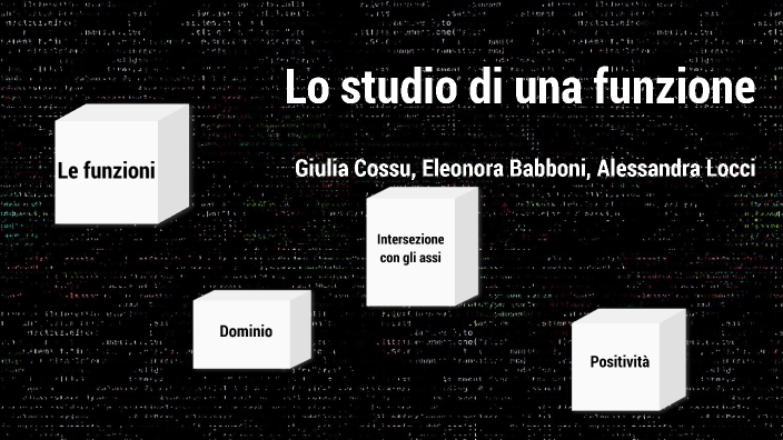 Matematica-le funzioni by giulia cossu on Prezi