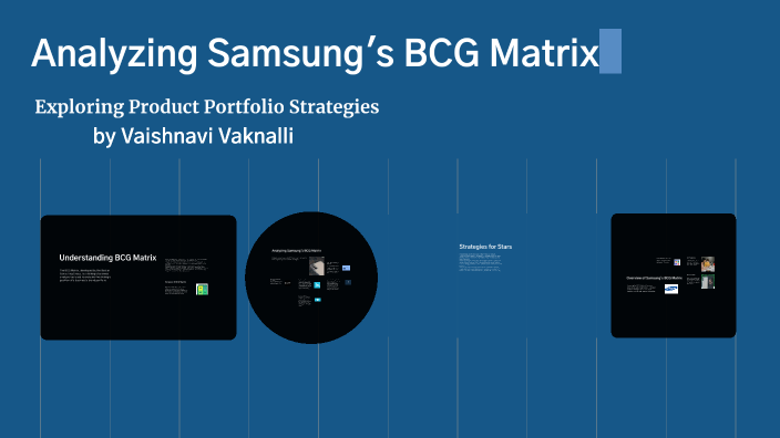 Analyzing Samsung's BCG Matrix by VAISHNAVI VAKNALLI on Prezi