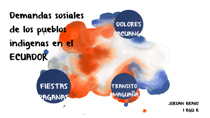 Demandas sosiales de los pueblos indigenas en el ECUADOR by Rakel ...