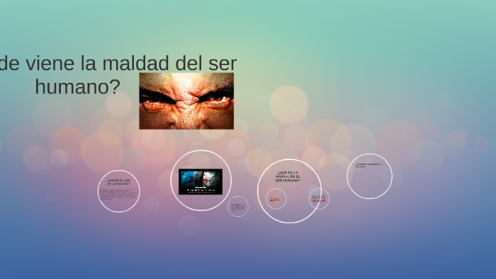 ¿De dónde viene la maldad del ser humano? by Jazmin Ortega De Dios on Prezi