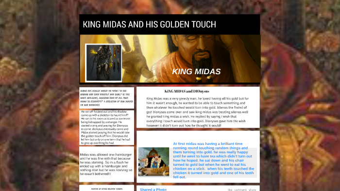 KING MIDAS AND HIS DONKEY EARS by Greengates Primary School