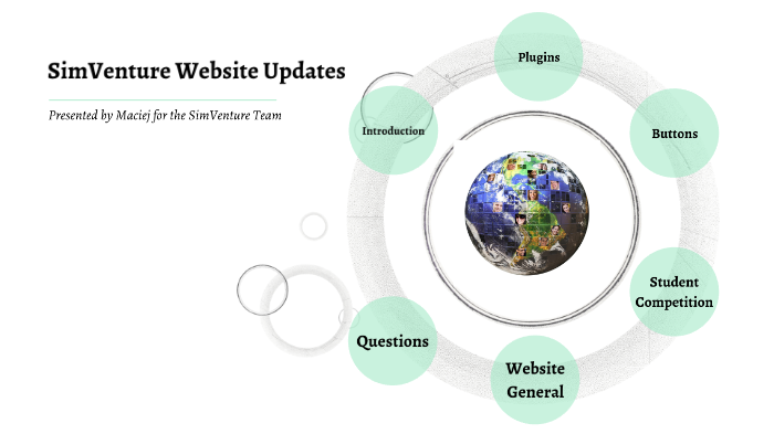 SimVenture Website Updates by Maciej Zak on Prezi