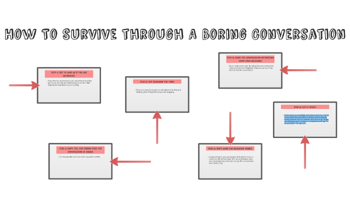 How To Survive A Boring Conversation by Devin Arnold on Prezi