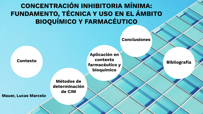 CONCENTRACIÓN INHIBITORIA MÍNIMA: FUNDAMENTO, TÉCNICA Y USO EN EL ...