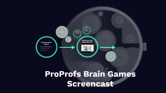 ProProfs Brain Games Screencast by Alicia Dudley on Prezi