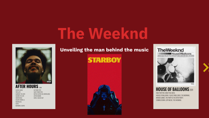 The Weeknd by jenna wright on Prezi
