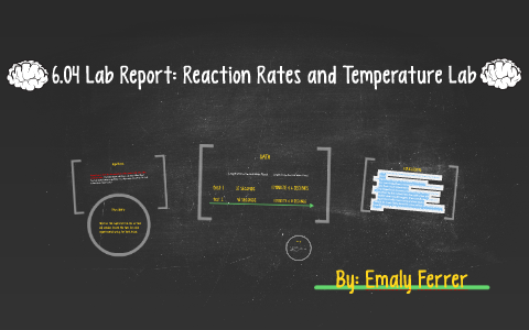 6.04 Lab Report: Reaction Rates and Temperature Lab by Emaly Ferrer on ...