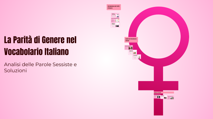 La Parità di Genere nel Vocabolario Italiano by CRISTIAN CORTAC on Prezi